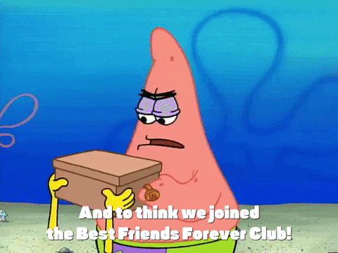 Best Friends Forever Spongebob Gif