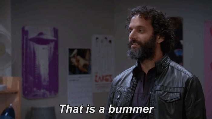 Bummer GIF by Brooklyn Nine-Nine - Find & Share on GIPHY