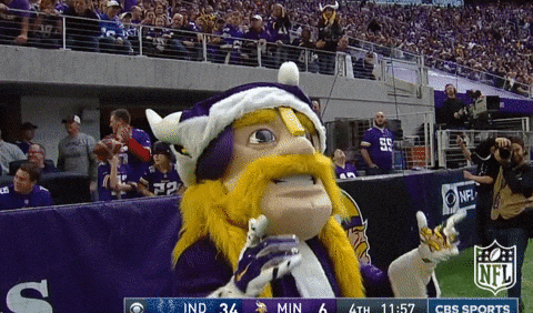 Minnesota Vikings Football GIF by NFL - Find & Share on GIPHY