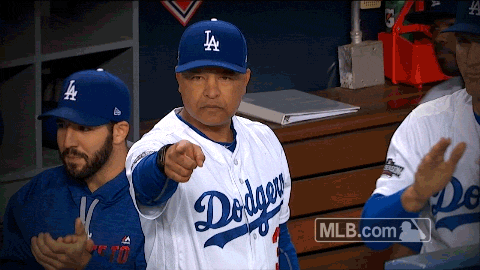 High Five Los Angeles Dodgers GIF by MLB - Find & Share on GIPHY