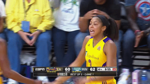 Los Angeles Sparks Basketball GIF by WNBA - Find & Share on GIPHY