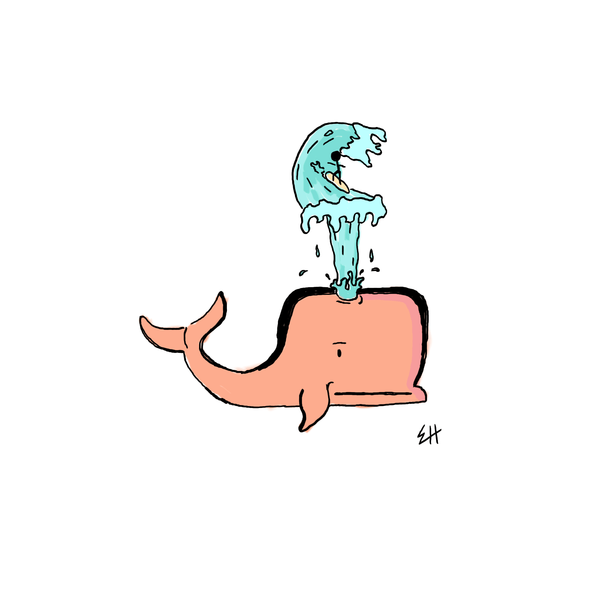 Whale Gif Sticker Sticker by Evan Hilton for iOS & Android | GIPHY