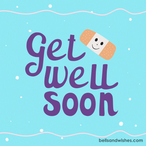 Feel Better Get Well Soon GIF by Bells and Wishes - Find & Share on GIPHY
