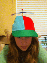 Spinning Fedora Gif