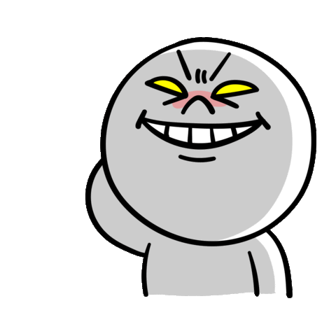 Line Stickers Moon Angry