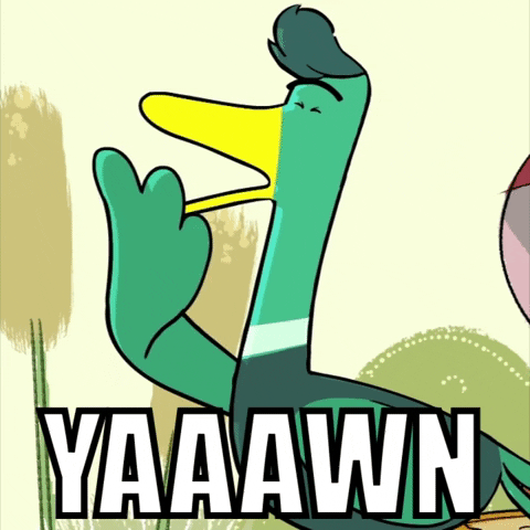 Tired Chris P Duck GIF by Cartoon Hangover - Find & Share on GIPHY