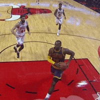 Lebron James Pregame Dunk Gif