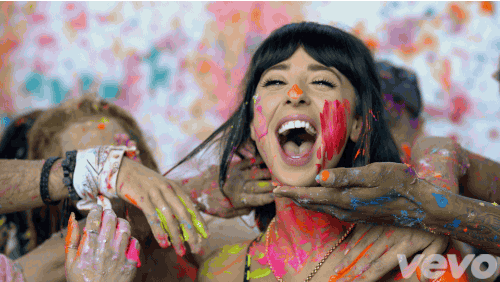 Happy Paint GIF by Vevo - Find & Share on GIPHY