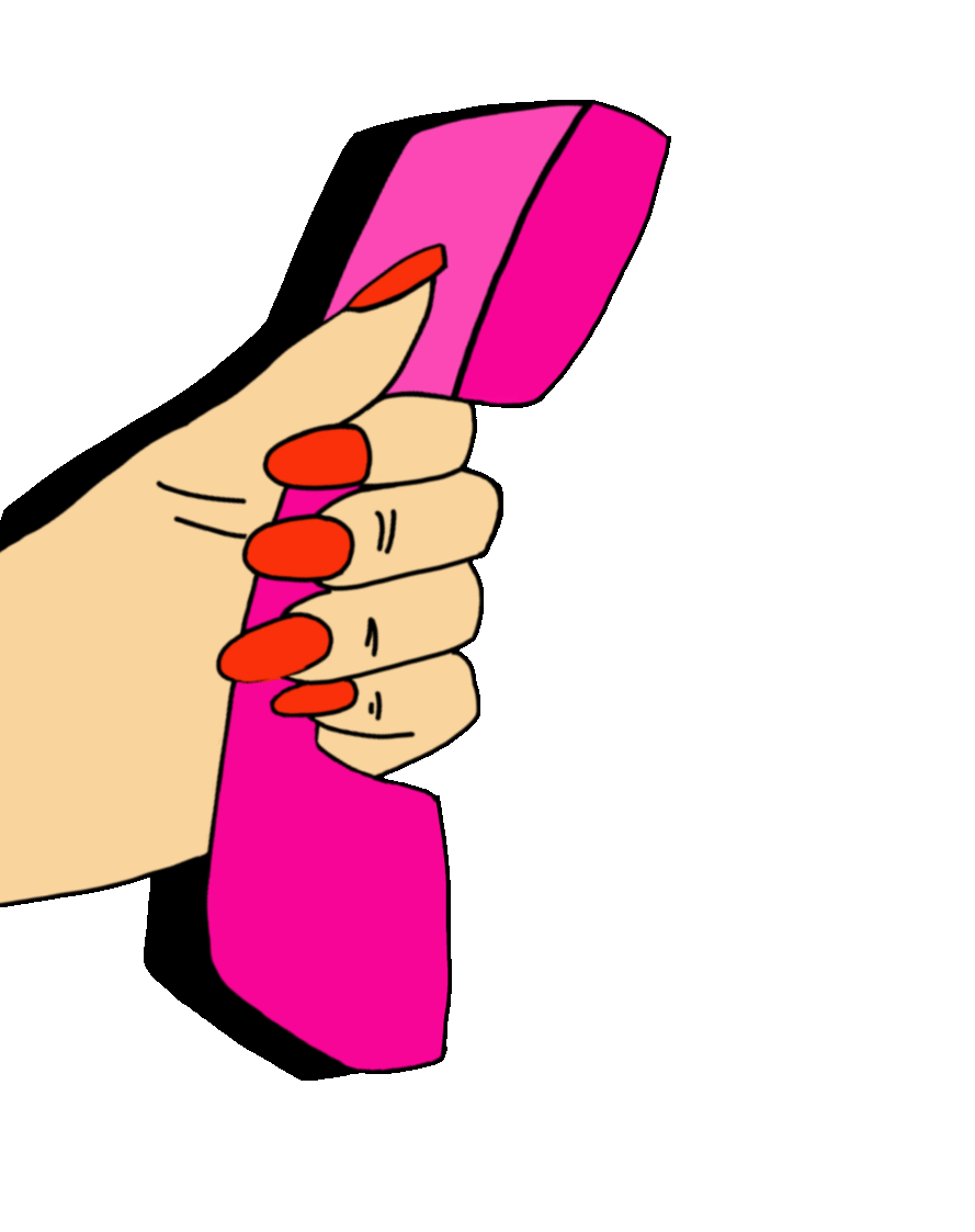 Phone Call Sticker by Cavanagh Foyle for iOS & Android | GIPHY