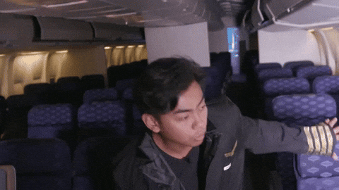 Airplane-is-shaking GIFs - Get the best GIF on GIPHY