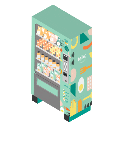 Coffee Vending Sticker by Teika for iOS & Android | GIPHY