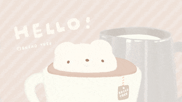 Coffee Hello GIF by BREAD TREE - Find & Share on GIPHY