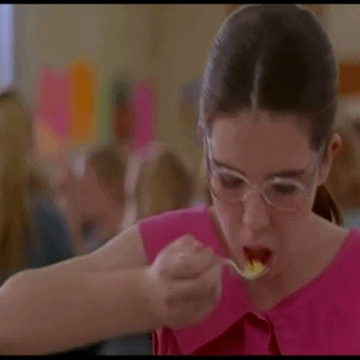 Girl Eating Wiht Fork GIFs - Get the best GIF on GIPHY