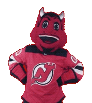 Hockey Shrug Sticker by New Jersey Devils for iOS & Android | GIPHY
