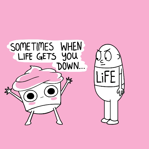 The Good Advice Cupcake GIF by BuzzFeed Animation - Find & Share on GIPHY