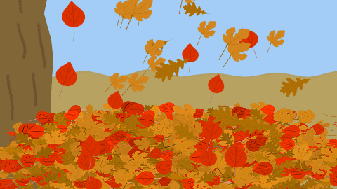 Raking Falling Leaves GIF - Find & Share on GIPHY