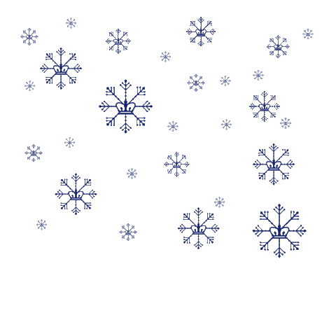 White Snowflake Gif