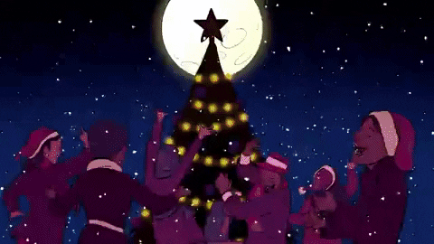 Rock And Roll GIF by Christmas Music - Find & Share on GIPHY