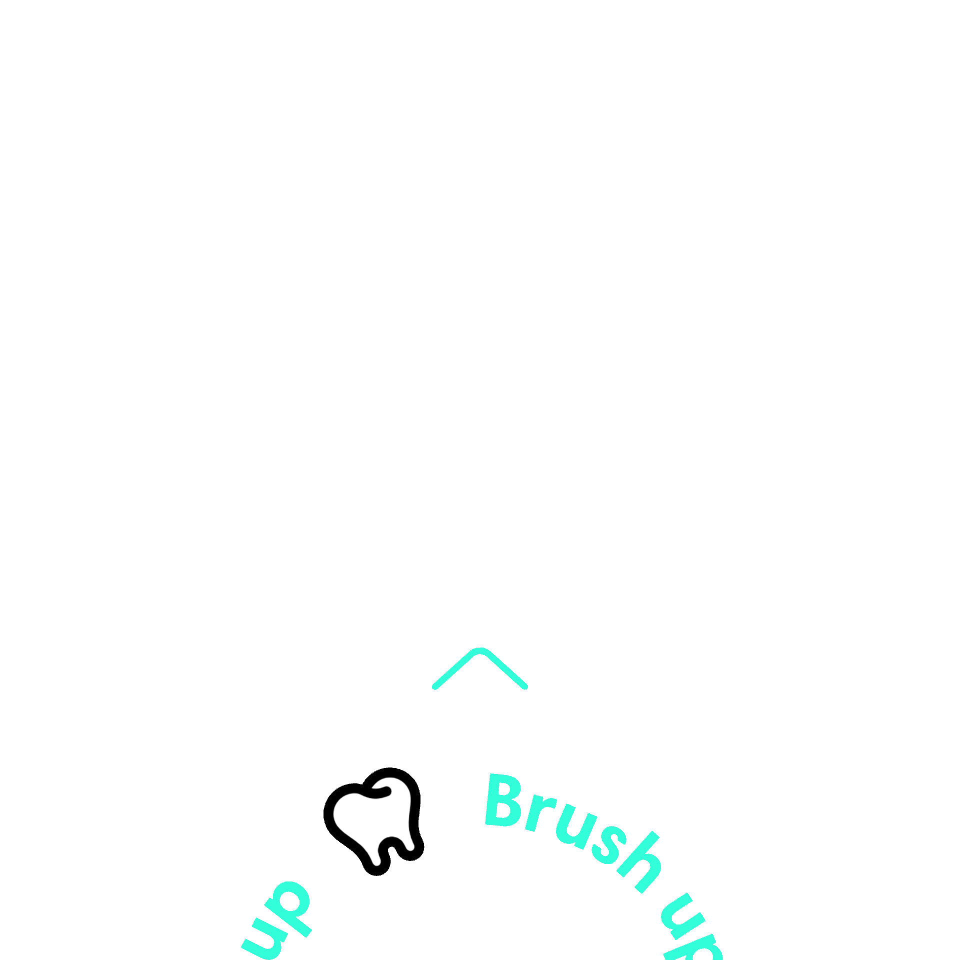 Swipe Teeth Sticker by quip for iOS & Android | GIPHY