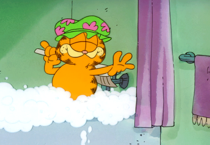 Cat Getting Ready By Garfield Find And Share On Giphy