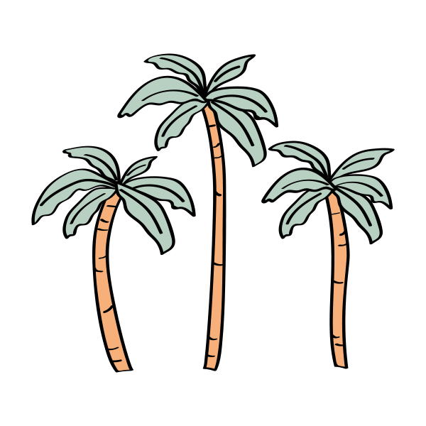 Palm Trees Holiday Sticker by Spell & The Gypsy Collective for iOS ...