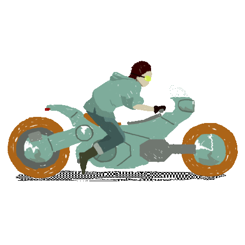 Bike Motorcycle Sticker by EVANREDBORJA for iOS & Android | GIPHY