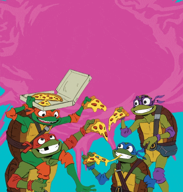 Teenage Mutant Ninja Gif Download Hug Michelangelo (TMNT) Donatello
