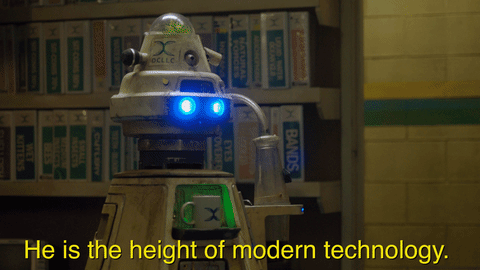 Season 2 Robot GIF by DREAM CORP LLC - Find & Share on GIPHY