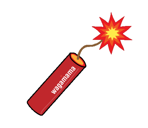 Firecracker Sticker by wagamama for iOS & Android | GIPHY