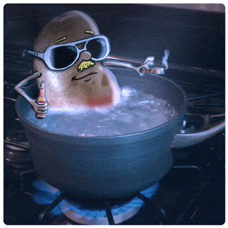 Hot Tub Potato GIF by Chris Timmons - Find & Share on GIPHY