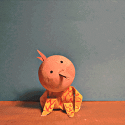 Stop-Motion Bird GIF by Philippa Rice - Find & Share on GIPHY
