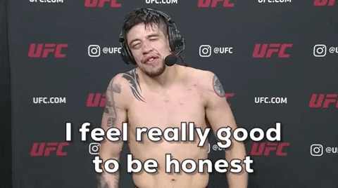 I Feel Really Good GIF by UFC - Find & Share on GIPHY
