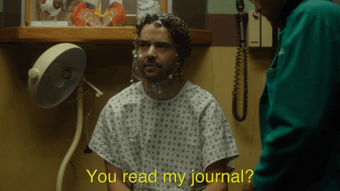 You Read My Journal GIFs - Get the best GIF on GIPHY