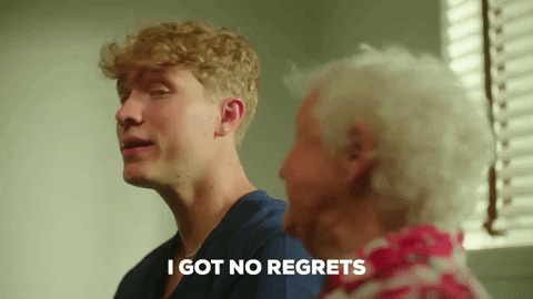 I Got No Regrets GIFs - Get the best GIF on GIPHY