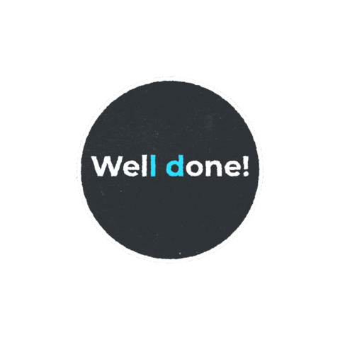 Well Done Yes Sticker by ABA English for iOS & Android | GIPHY