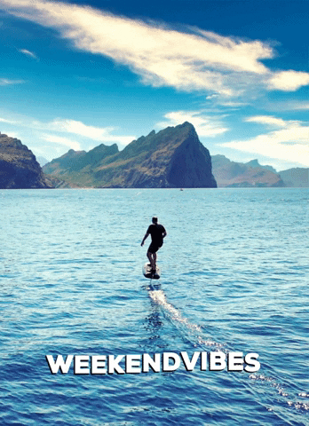 Weekend Weekendvibes Mode Surf Efoil Vacay Frankthelen GIF by Frank ...