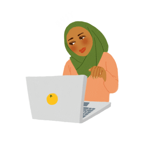 Typing Working Sticker by Whimsigirl for iOS & Android | GIPHY