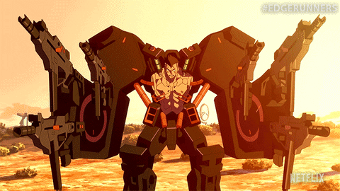 Shooting Machine Gun GIF by Cyberpunk: Edgerunners - Find & Share on GIPHY