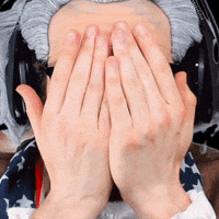 Hiding Face Gif