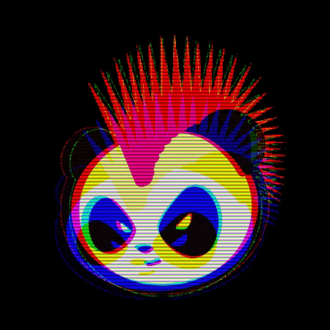 Glitch Pandas GIF by Happy Punk Panda - Find & Share on GIPHY
