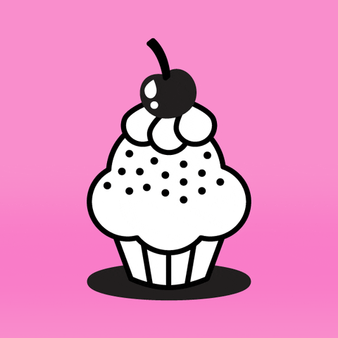 Pink Cupcake GIF by Hannah Nance - Find & Share on GIPHY