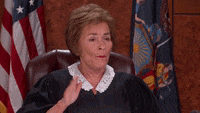 Judge Judy Eye Roll Gif