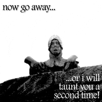 Monty Python Holy Grail Gif Run Away