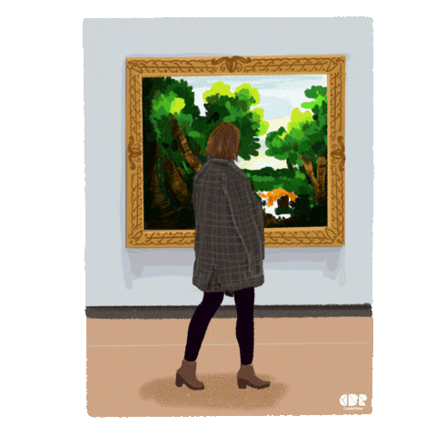 National Gallery Art Sticker by VisitCanberra for iOS & Android | GIPHY