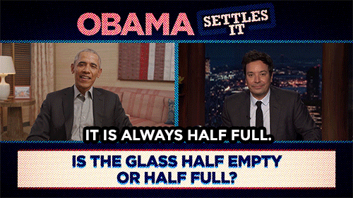 Half Full Or Half Empty GIFs - Get the best GIF on GIPHY