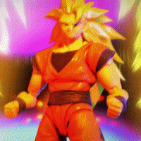 Goku Powering Up Gif