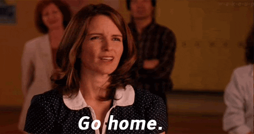 disney, mean girls, tina fey, total film, go home – GIF