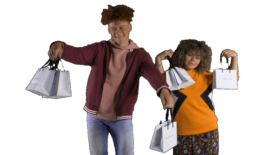 Happy Shop Till You Drop Sticker by Hudson's Bay for iOS & Android | GIPHY