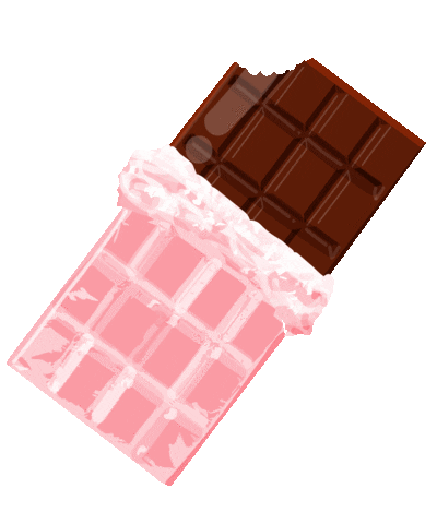 Happy Chocolate Sticker by Refinery29 for iOS & Android | GIPHY