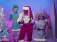 Animated Dancing Santa Gif